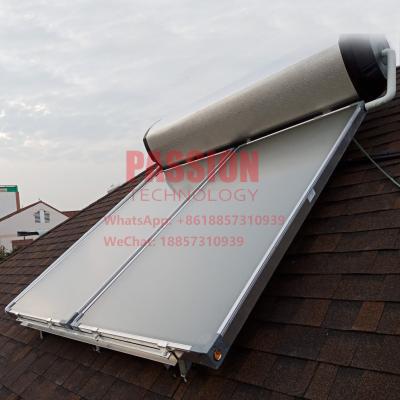China 250Liter Flat Plate Solar Water Heater for sale