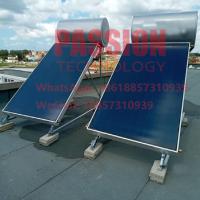 China Forced Circulation Flat Panel Solar Water Heater 150L Flat Plate Solar Collector for sale