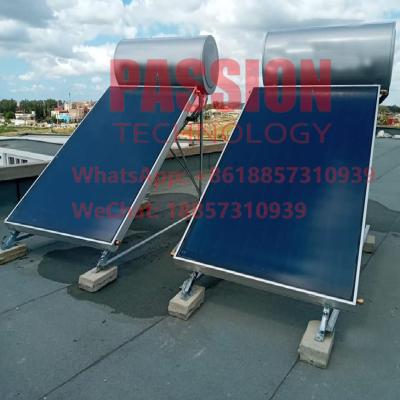 China Close Circulation 200L Flat Panel Solar Water Heater Flat Plate Solar Collector for sale