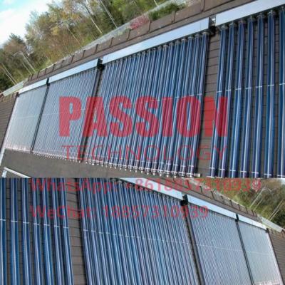 China 3000L Centralized Pool Solar Water Heater 30tubes High Pressure Solar Collector for sale