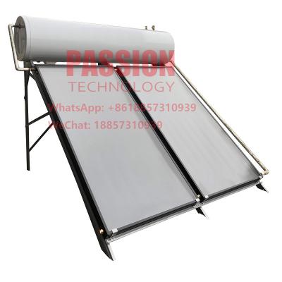 China 300L Flat Plate Solar Collector 0.7MPa 250L Pressure Flat Panel Solar Water Heater for sale