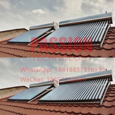 China 300L Integrated Pressure Solar Water Heater 30tubes Heat Pipe Solar Collector for sale