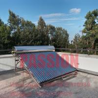China 250L Presssure Solar Water Heater Rooftop 304 Stainless Solar Water Heating System for sale