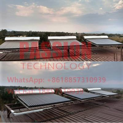 China 3000L 304 Stainlsss Steel Solar Water Heater Presurized Heat Pipe Solar Collector for sale