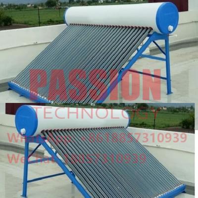 China 200L Non Pressurized Solar Water Heater 300L White Outer Tank Solar Geyser for sale