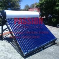 China White Tank Solar Geyser Vacuum Tube Solar Water Heater 304 201 Solar Collector for sale