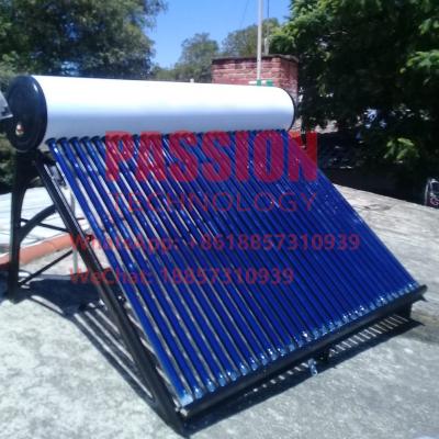 China White Tank Solar Geyser Vacuum Tube Solar Water Heater 304 201 Solar Collector for sale