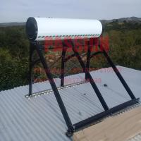 China Enamal White Outer Tank Solar Water Heater 304 Stainless Steel Solar Collector for sale