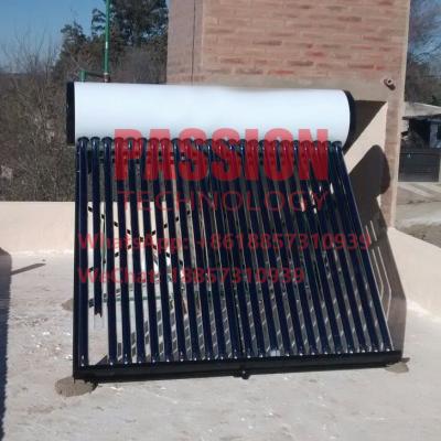 China 300L Stainless Steel Low Pressure Solar Water Heater Vacuum Tube Solar Collector for sale