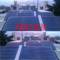China 3000L Non Pressure Solar Water Heater 50tubes Vacuum Tube Solar Collector for sale