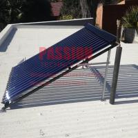 China Black Frame Solar Collector 10-30tubes Heat Pipe Solar Thermal Panel for sale