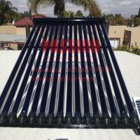 China Black Frame Solar Collector 10-30tubes Heat Pipe Solar Thermal Panel for sale