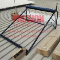 China 20tubes Pressure Solar Collector Black Frame Heat Pipe Solar Thermal Heater for sale