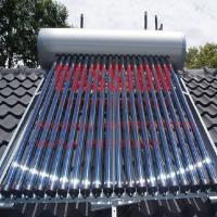 China 316 Stainelsss Steel 300L Solar Heating Glass Pipe Hotel Solar Water Heater for sale