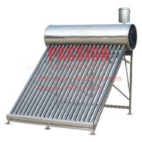 China Stainless Steel Solar Thermal Water Heater 200L With Painted Steel Shell for sale