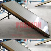 China Flat Plate Solar Collector 2m² Black Chrome Flat Panel Thermal Water Heater for sale