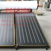 China Pressurized Flat Panel Solar Water Heater 2m2 Flat Plate Blue Solar Collector for sale