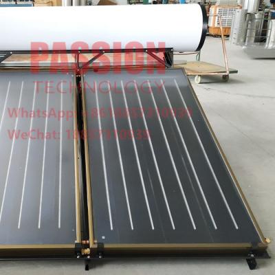 China 300L SS316 Inner Tank Pressurized Solar Water Heater Flat Plate Solar Collector for sale