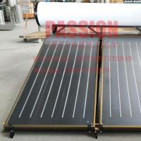 China Pressurized Flat Panel Solar Water Heater 2m2 Flat Plate Blue Solar Collector for sale