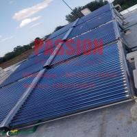 China 2000L Non Pressure Solar Water Heater Hotel Vacuum Tube Solar Heating Collector for sale