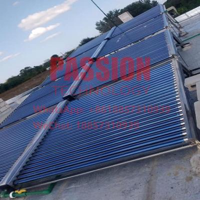 China 2000L Non Pressure Solar Water Heater Hotel Vacuum Tube Solar Heating Collector for sale