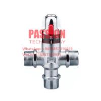 China Hot Water Mixing Valve Cold Mix Valve Solar Water Heater Copper Brass Valve for sale