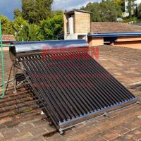 China Non Pressure Solar Water Heater 200L Vacuum Tube Solar Heater 5L Tank for sale