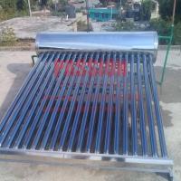 China 200L Vacuum Tube Solar Water Heater Stainless Steel Low Pressure Solar Collector for sale