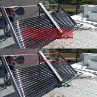 China Flat Roof Vacuum Tube Solar Collector Low Pressure Pool Solar Water Heater for sale
