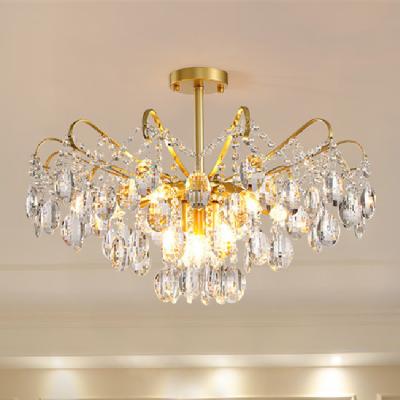 China Crystal Modern Pendant Light Nordic House Bedroom Decorative E14 for sale