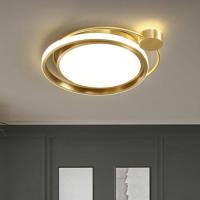 China Acrylic Copper LED Ceiling Light Residential Indoor Decorative for sale