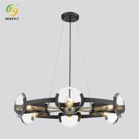 China Hotel Art Villa Bedroom Crystal Modern Pendant Light D600 X H180mm for sale