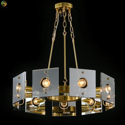 China Glass Iron Modern Pendant Light Hanging Decorative E14 Source for sale