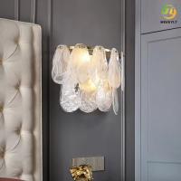 China 100lm / W Metal Glass Wall Lamp Home Hotel Living Room for sale