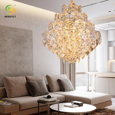 China Indoor Luxury Fancy Glass Pendant Light For Wedding Hotel Lobby for sale