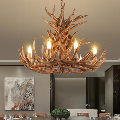 China 265V Nordic Modern Pendant Light For Retro Bar Horn Deer for sale