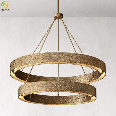 China LED Copper Modern Ring Light AC85 - 265V For Hotel / Villa for sale