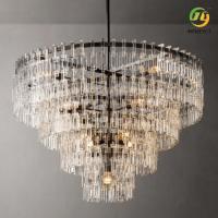 China Hotel Lobby Creative Crystal Pendant Chandelier Postmodern Living Room for sale