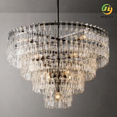 China Hotel Lobby Creative Crystal Pendant Chandelier Postmodern Living Room for sale