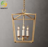 China E14 Iron Hollow Candle Chandelier Light For Home / Hotel for sale