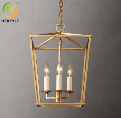 China E14 Iron Hollow Candle Chandelier Light For Home / Hotel for sale