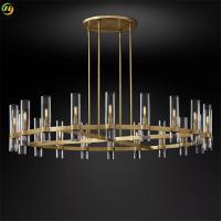 China Bronze Creative Simple Home Round Droplight Modern Pendant Light for sale