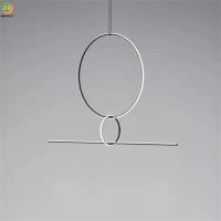 China Home Hotel Metals Art Baking Paint Black LED Modern  Pendant Light for sale