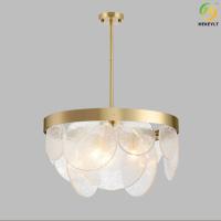 China Living Room Bedroom Glass Chandelier Nordic Postmodern Light Luxury for sale