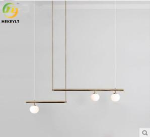 China G9 Postmodern Luxury Pendant Light Copper Glass For Home Hotel for sale