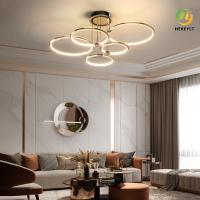 China 650 X H320 Aluminum LED Modern Ring Light Nordic Minimalist Postmodern for sale
