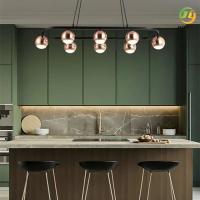China Postmodern Minimalist Italian Living Room Ring Dining Room Chandelier for sale