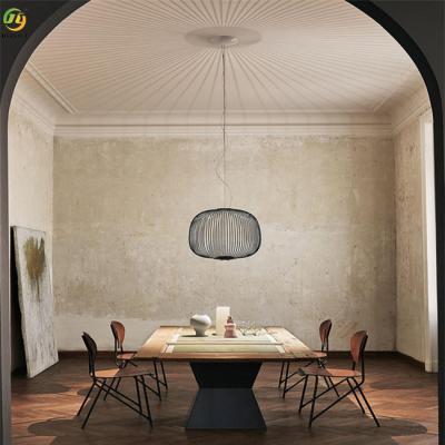 China Nordic Light Luxury Birdcage Chandelier LED Restaurant Modern Pendant Light for sale