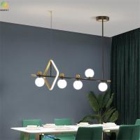 China Home Light Luxury Glass Chandelier G9 Restaurant Modern Pendant Light for sale