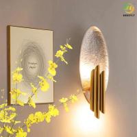 China Nordic Postmodern Bedroom Bedside Iron W450*H170 G9 Wall Lamp for sale